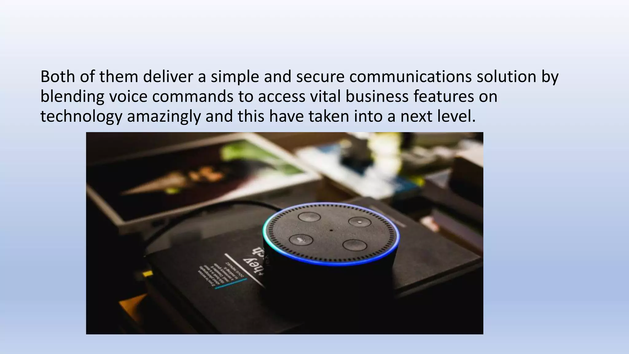 Ring central engaging with amazon alexa | PPTX
