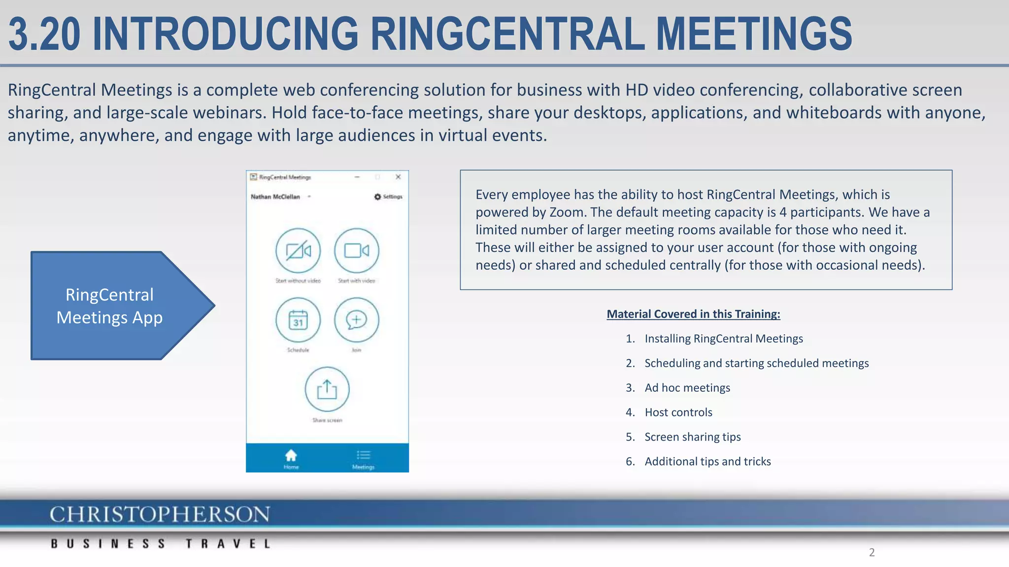 Ring central meetings | PPTX