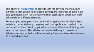 Ring central sdk | PPT