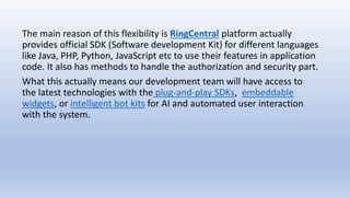 Ring central sdk | PPT