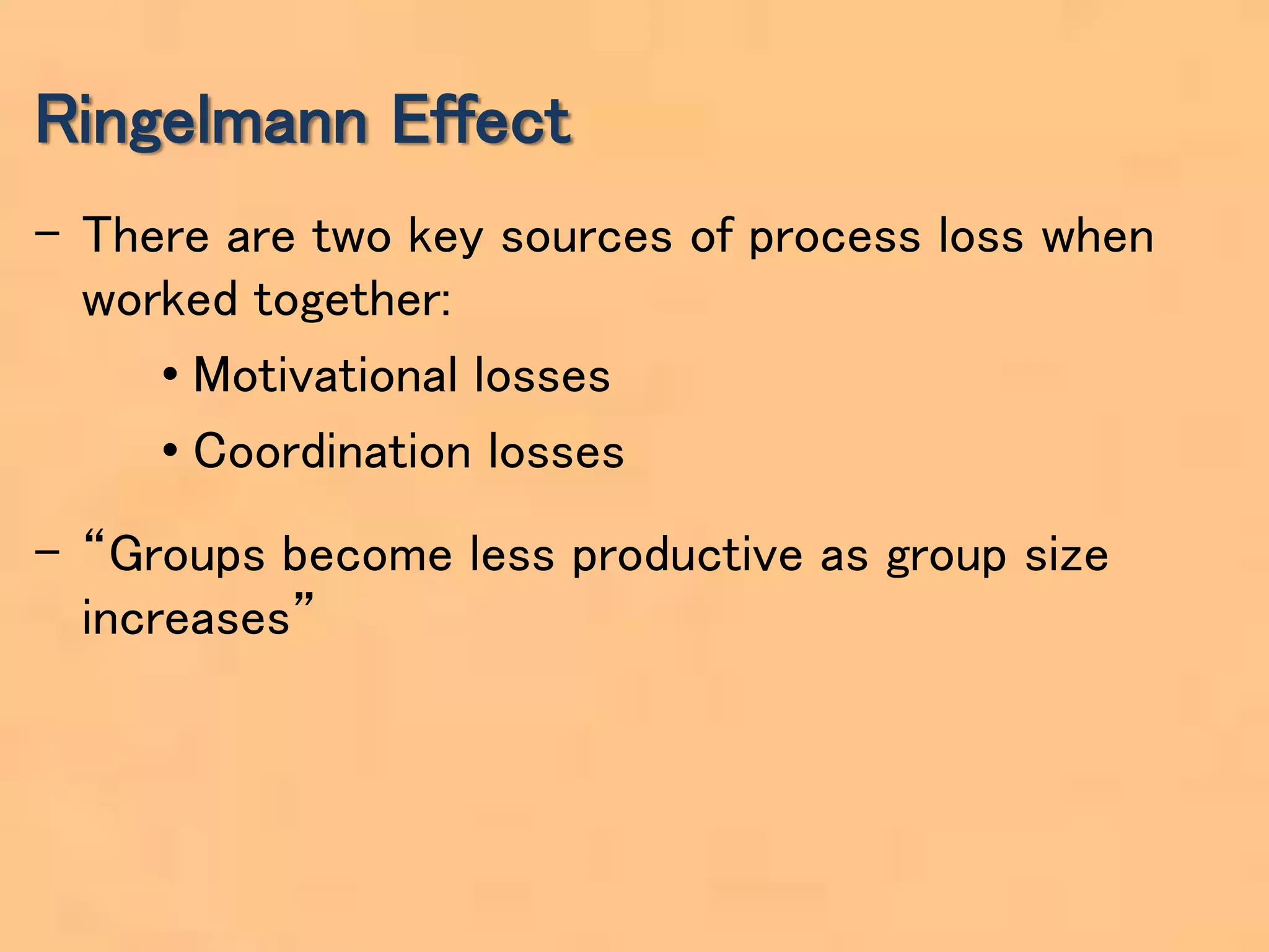Ringelmann effect