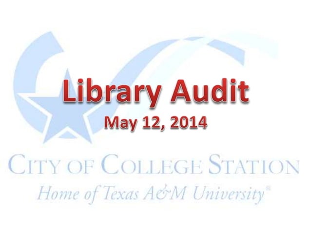 Ringer Library Audit Report | PPT