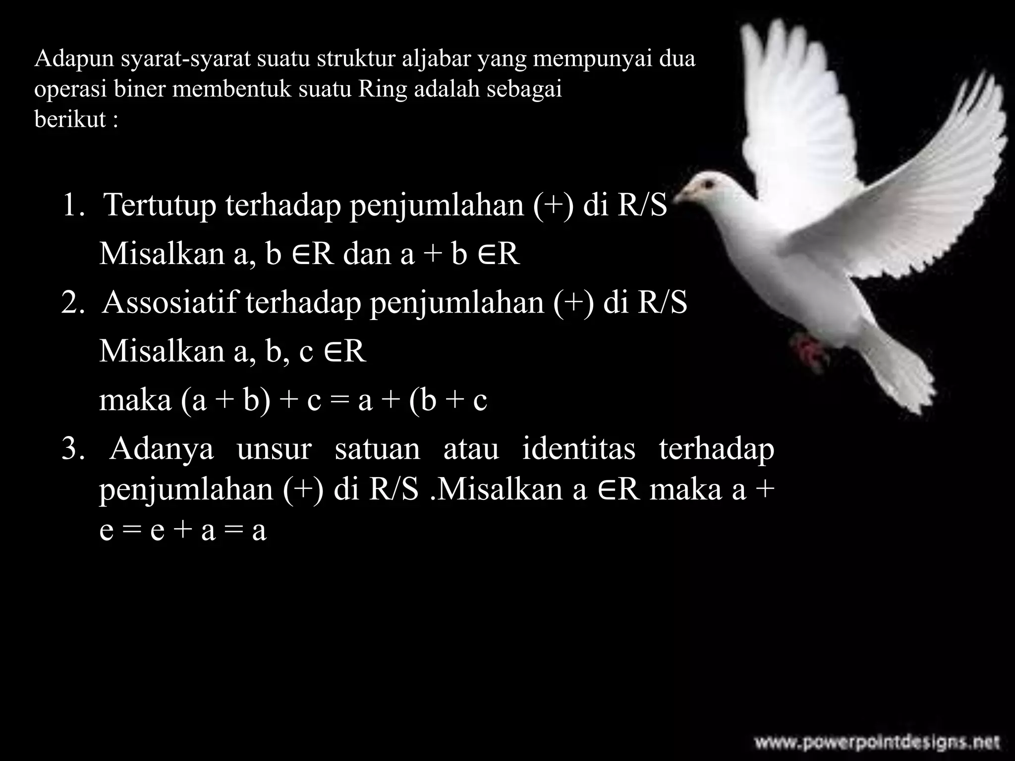 Ring faktor dan homomorfisma | PPTX