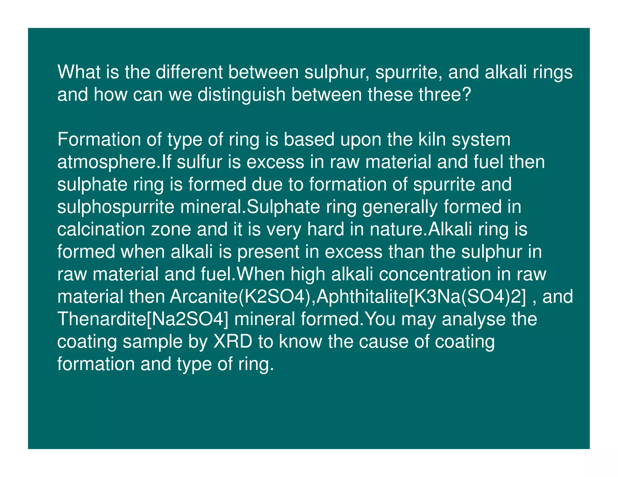 Ring formation in kilns | PDF