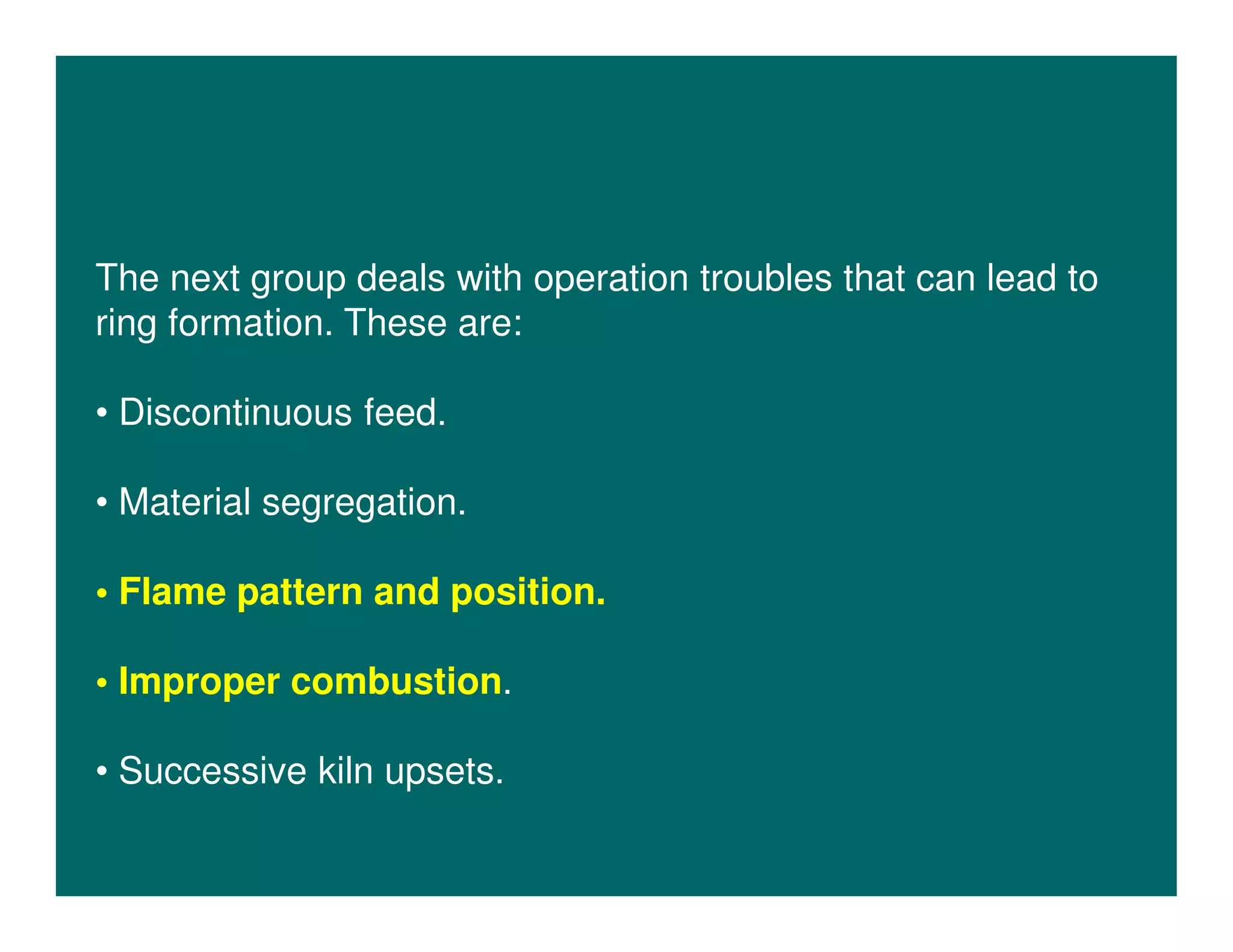 Ring formation in kilns | PDF