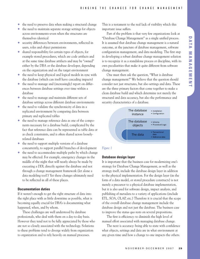 Ringing the Changes for Change Management | PDF