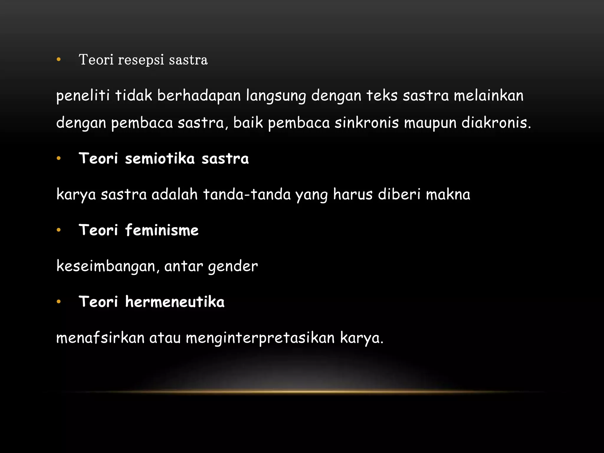 sastra kontemporer | PPTX