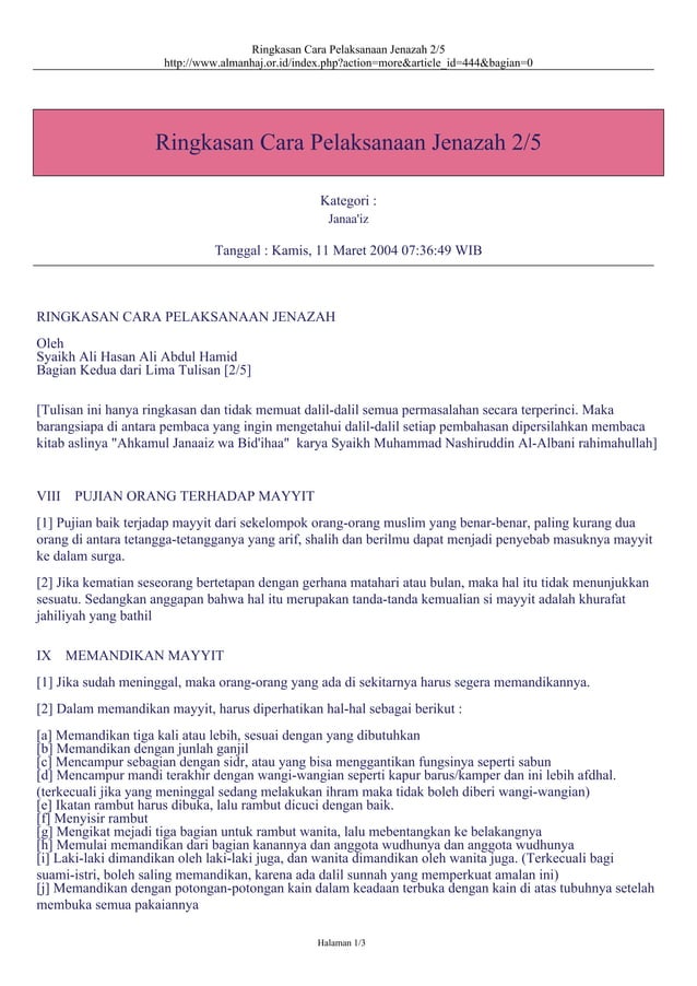 Ringkasan cara-pelaksanaan-jenazah-2-5 | PDF