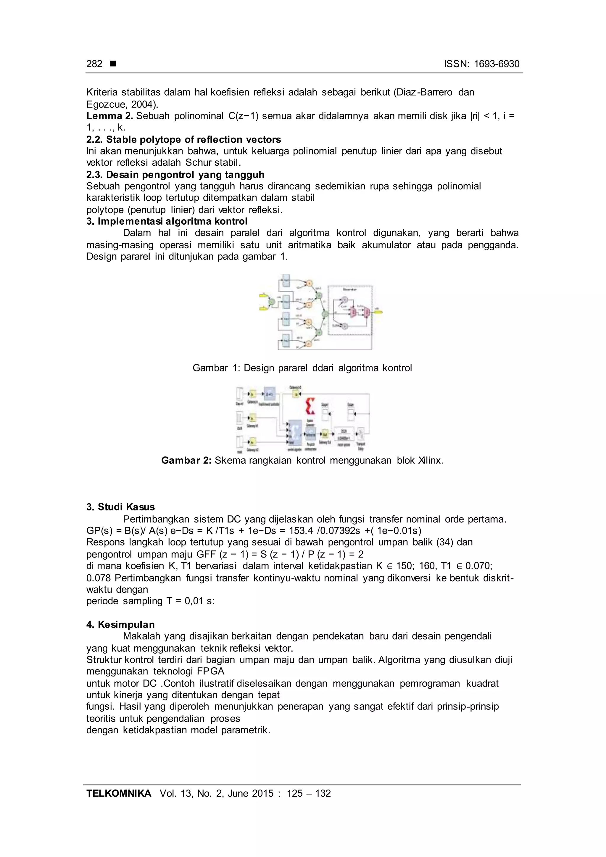 Ringkasan Artikel Fpga As A Tool For Hardware Realization Of Feedback Control Pdf