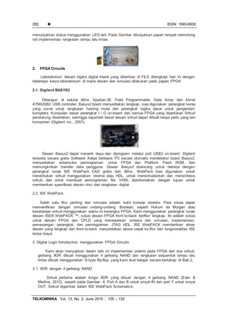 Ringkasan artikel (pengenalan logika digital menggunakan fpga) | DOCX