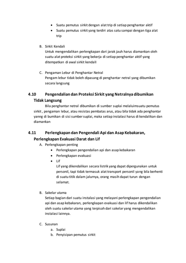 Ringkasan bab 4 perancangan instalasi listrik | DOCX