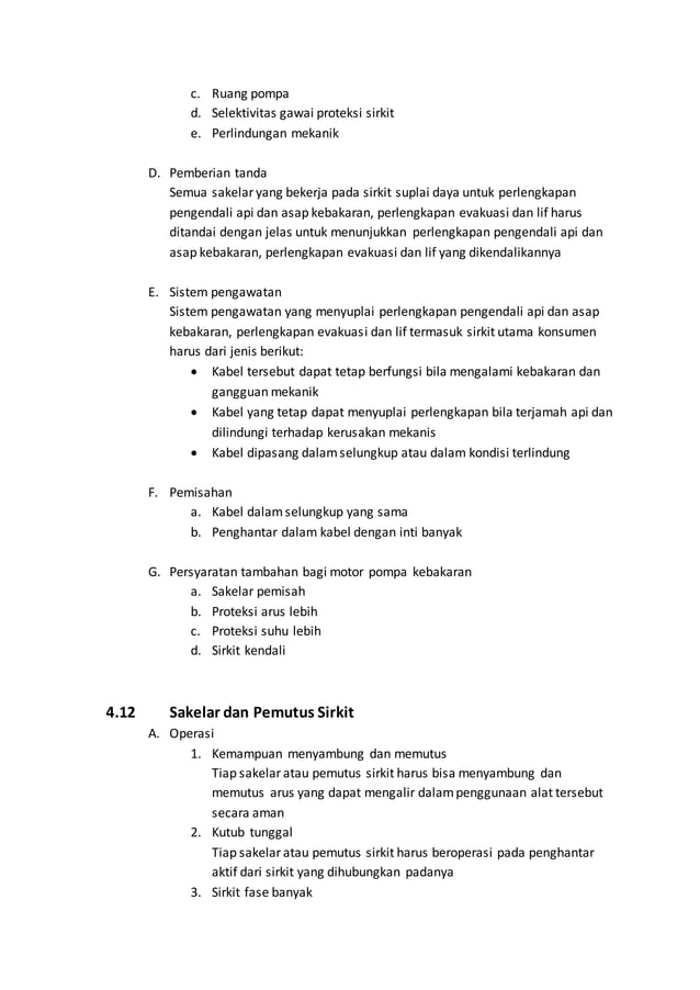 Ringkasan bab 4 perancangan instalasi listrik | DOCX