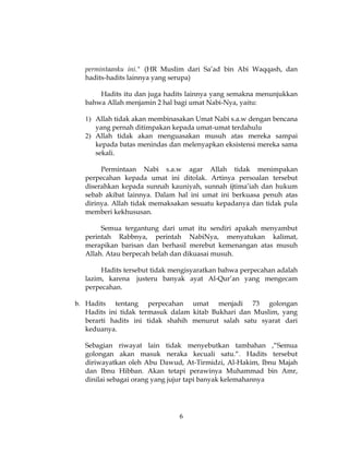 Ringkasan buku fiqh ikhtilaf (fikih perbedaan pendapat) dr yusuf qardhawi | RTF