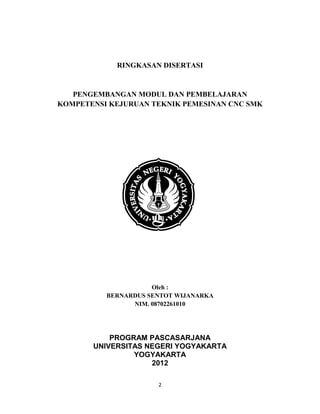 Contoh Ringkasan disertasi30mei | PDF