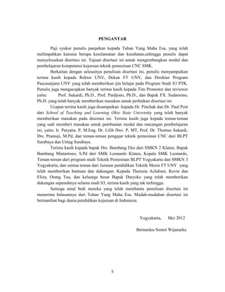 Contoh Ringkasan disertasi30mei | PDF