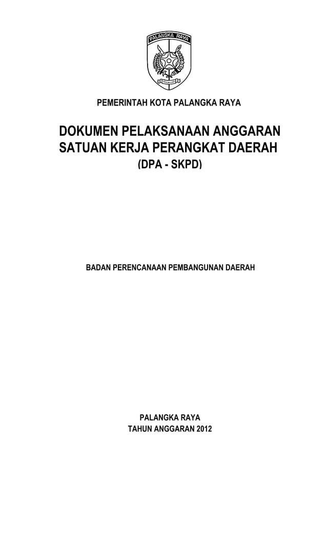 Ringkasan dpa skpd | PPT