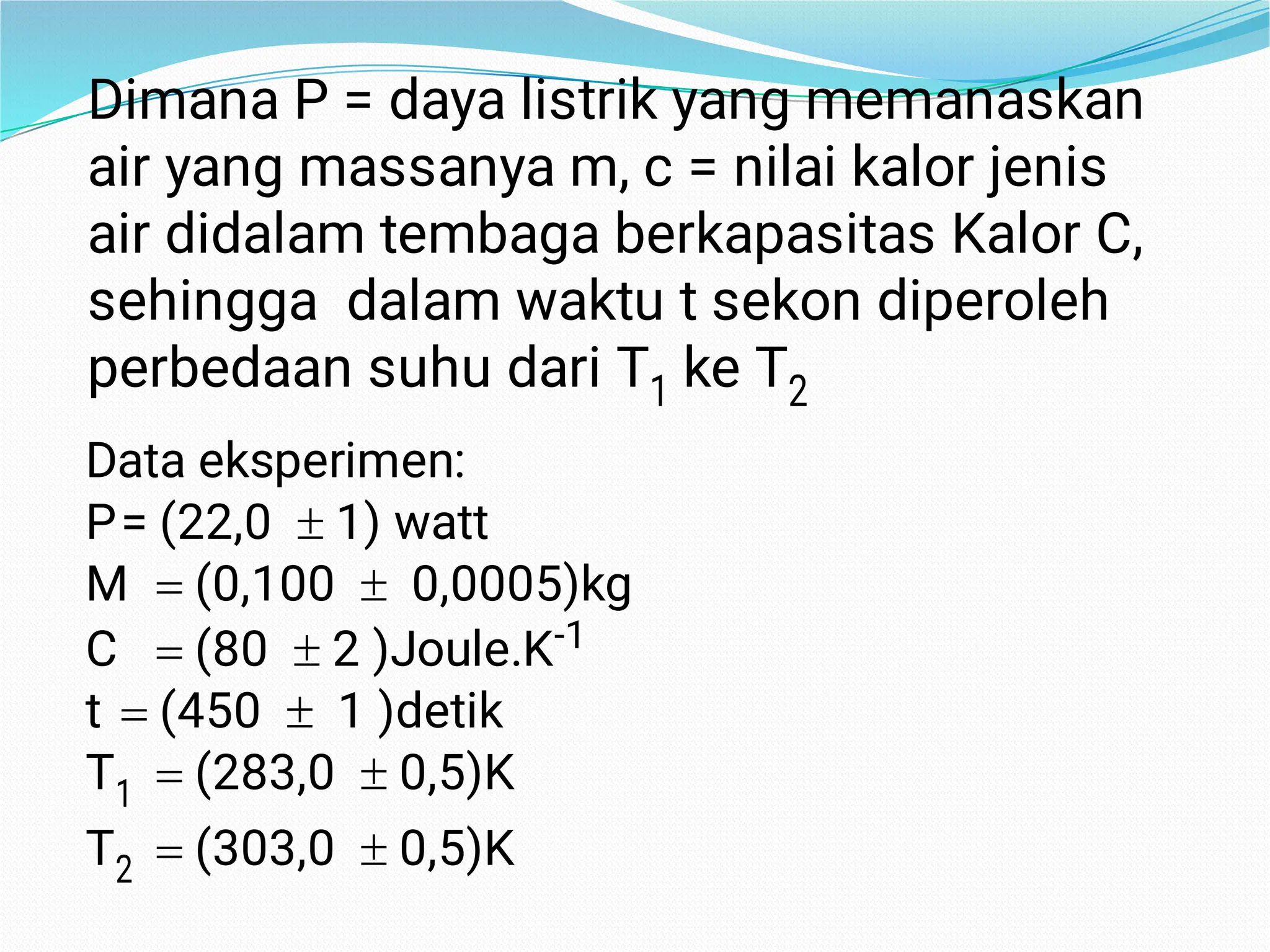 Ringkasan elektronika dalam penyusunan perhitungan Ralat maksimum. | PPT