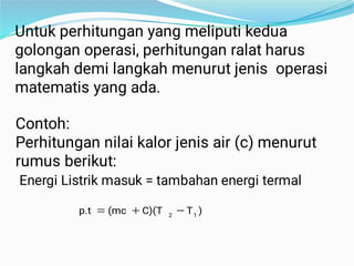 Ringkasan elektronika dalam penyusunan perhitungan Ralat maksimum ...
