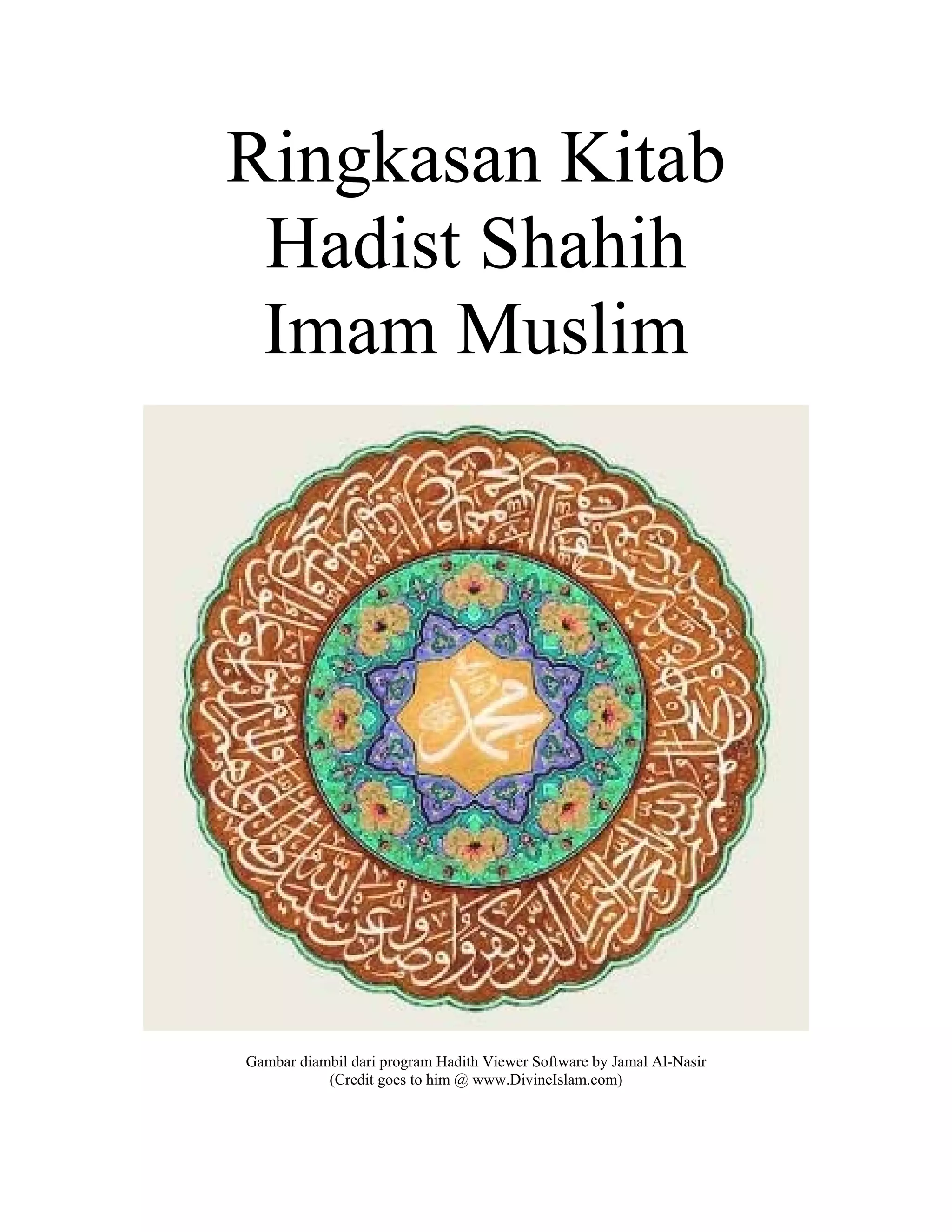 Hadits Shahih Imam Muslim | PDF