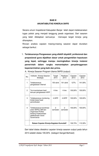 RINGKASAN LAKIP | PDF
