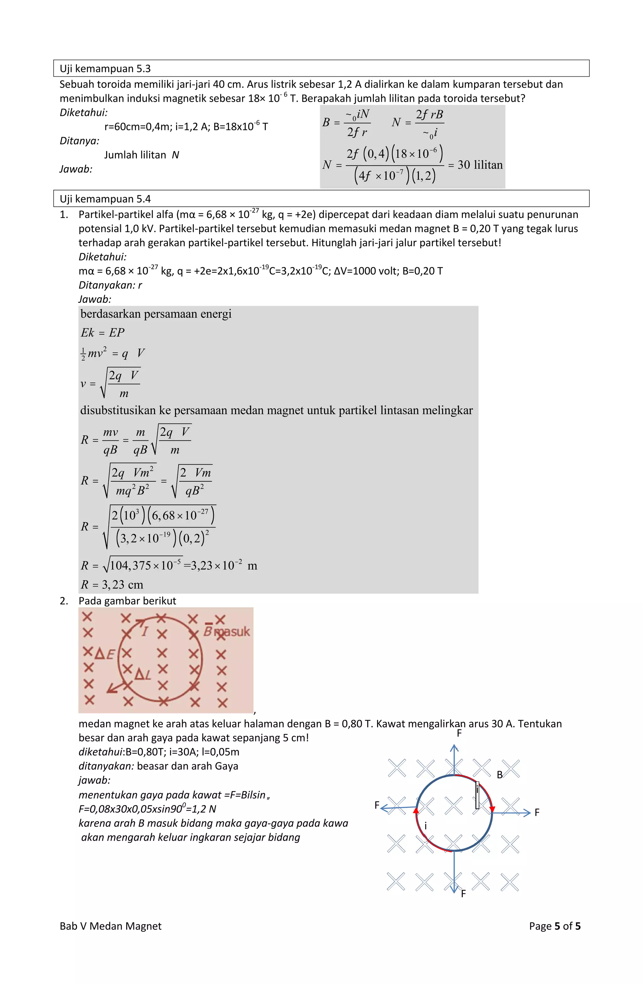 Ringkasan materi dan solusi ukem bab 5 | PDF