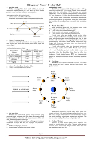 Ringkasan Materi Fisika Untuk SMP | PDF