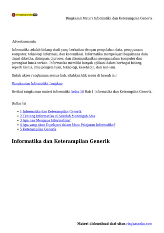 Ringkasan Materi Informatika dan Keterampilan Generik.pdf