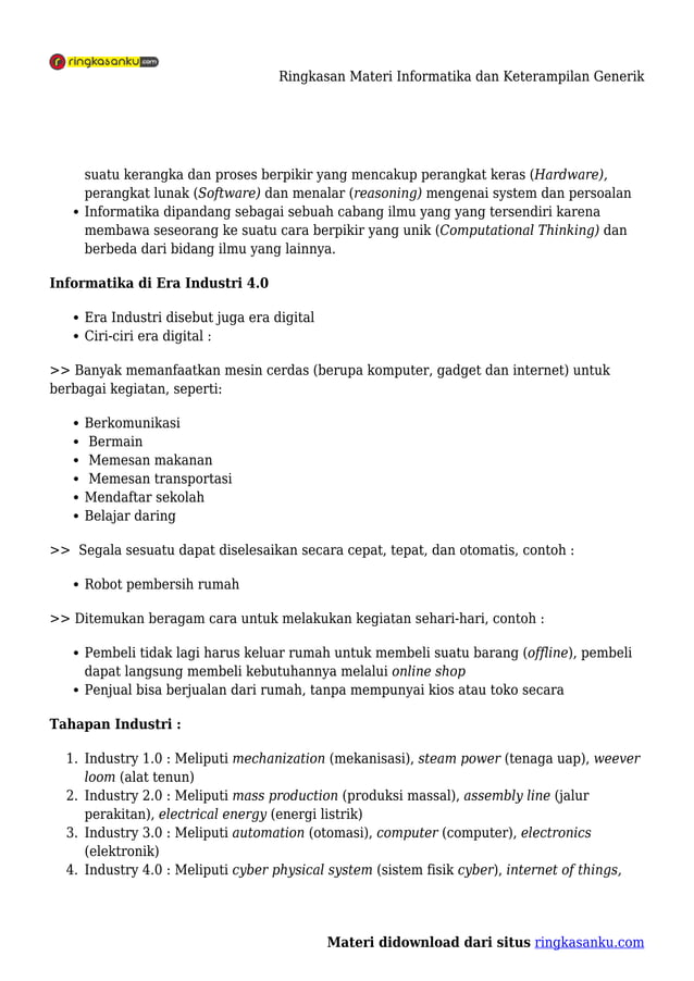 Ringkasan Materi Informatika dan Keterampilan Generik.pdf