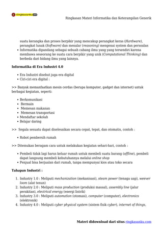 Ringkasan Materi Informatika dan Keterampilan Generik.pdf