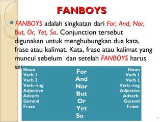 Tenses and Conjuctions (For Indonesian students) | PPT