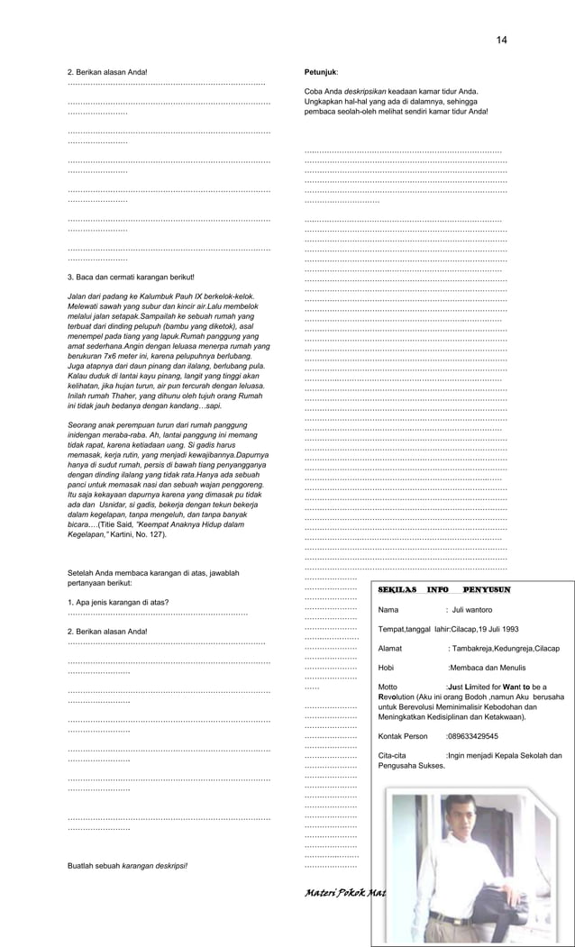 Ringkasan materi ujian akhir semester bahasa indonesia | DOCX