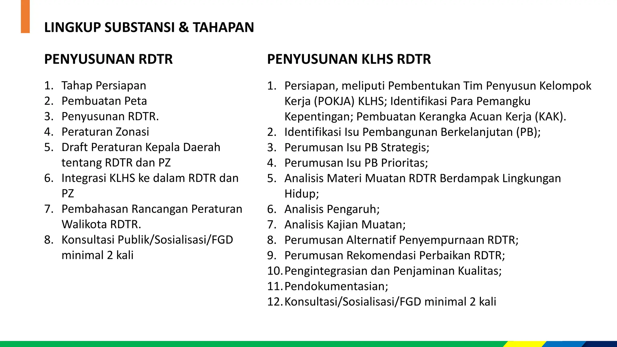 Ringkasan Strategi Metodologi Strategi RDTR | PDF