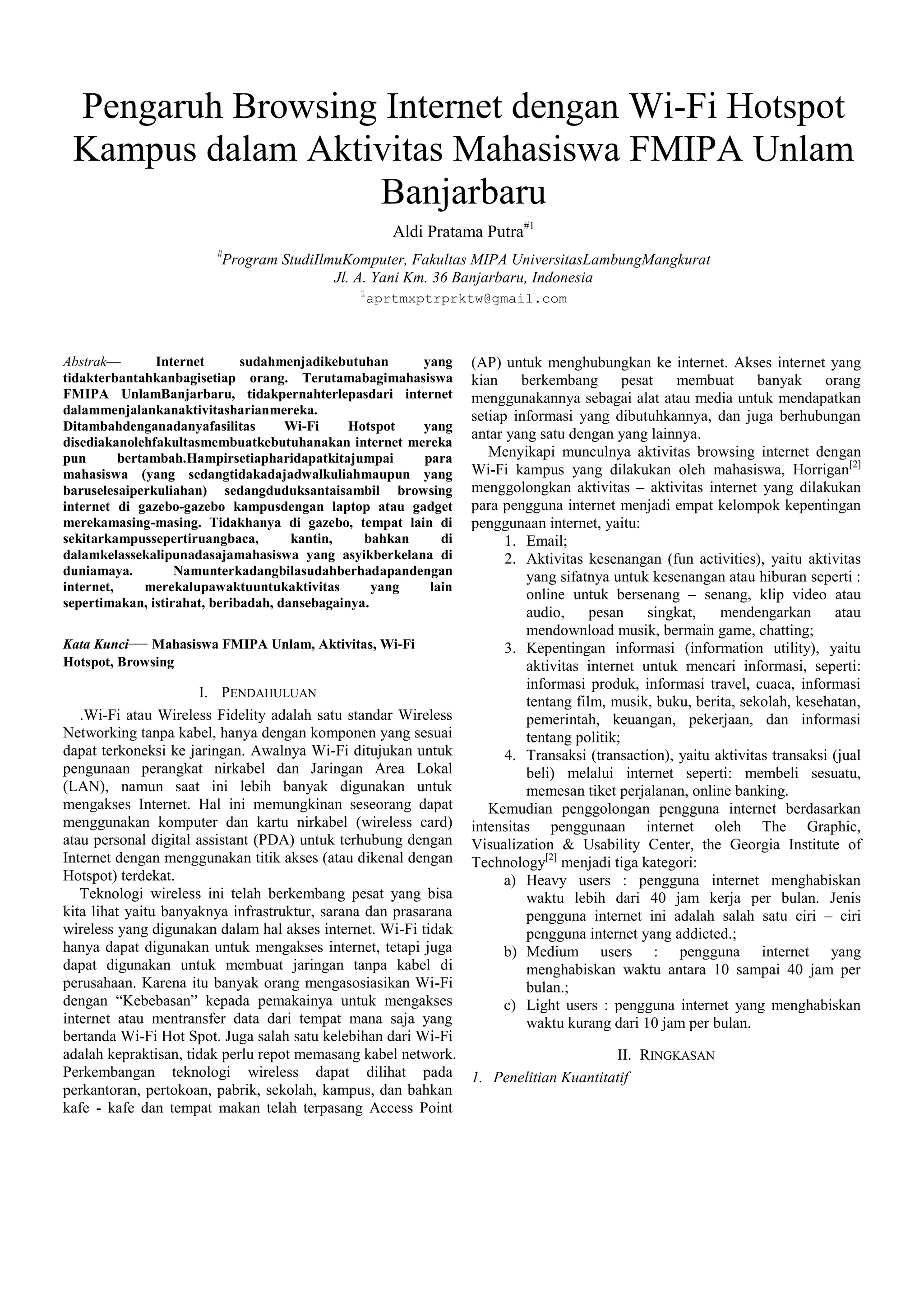 Ringkasan Penelitian Metode Penelitian | PDF