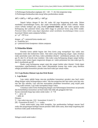 Ringkasan termokimia, laju dan kesetimbangan kimia.doc