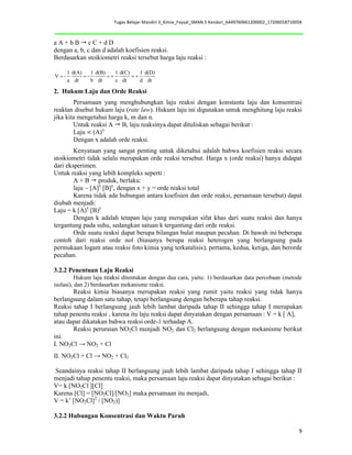 Ringkasan termokimia, laju dan kesetimbangan kimia.doc
