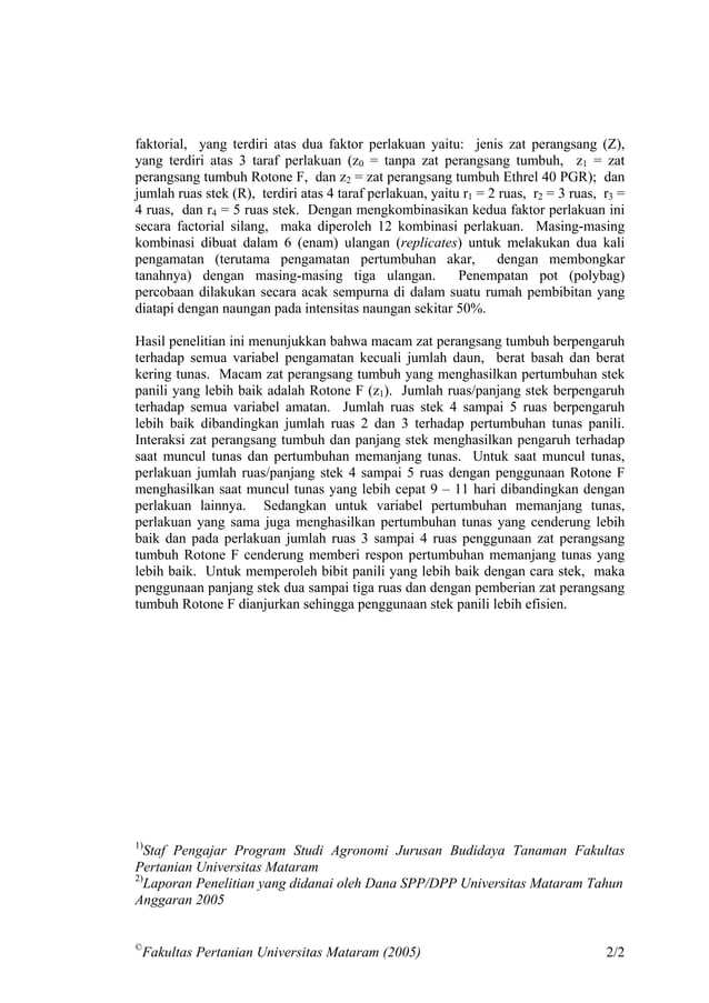 Ringkasan vanili | PDF