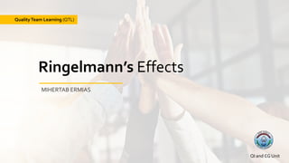 Ringlemann's effects and social loafing by Mihertab | PDF