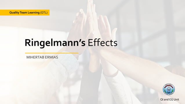 Ringlemann's effects and social loafing by Mihertab | PDF