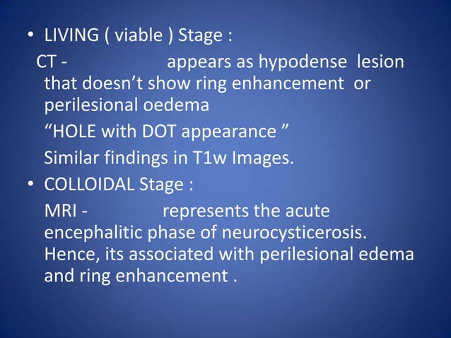 CT - Ring Enhancing Lesion | PPTX