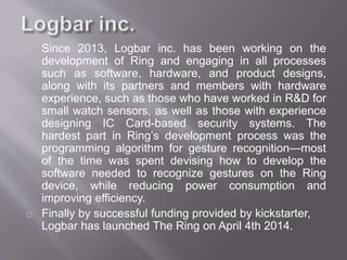 Ring -shortcut every thing(logbar inc.) | PPT