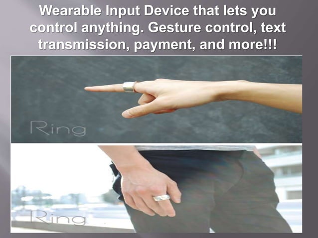 Ring -shortcut every thing(logbar inc.) | PPTX | Wearable Technology ...