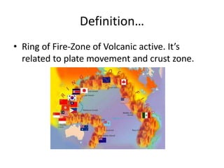 Ring of fire sci | PPTX