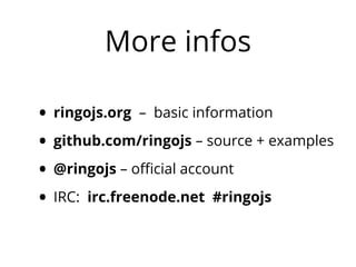 Helma / RingoJS – Vienna.js Minitalk | PPT