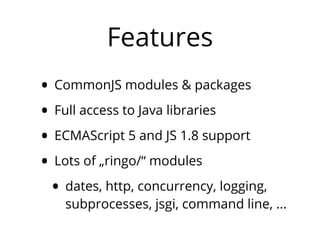 Helma / RingoJS – Vienna.js Minitalk | PPT