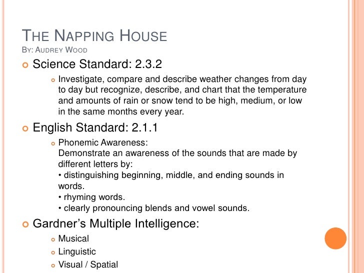 7 Images The Napping House Sequencing Lesson Plan