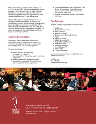 Ringside for Mercy's Sake | PDF