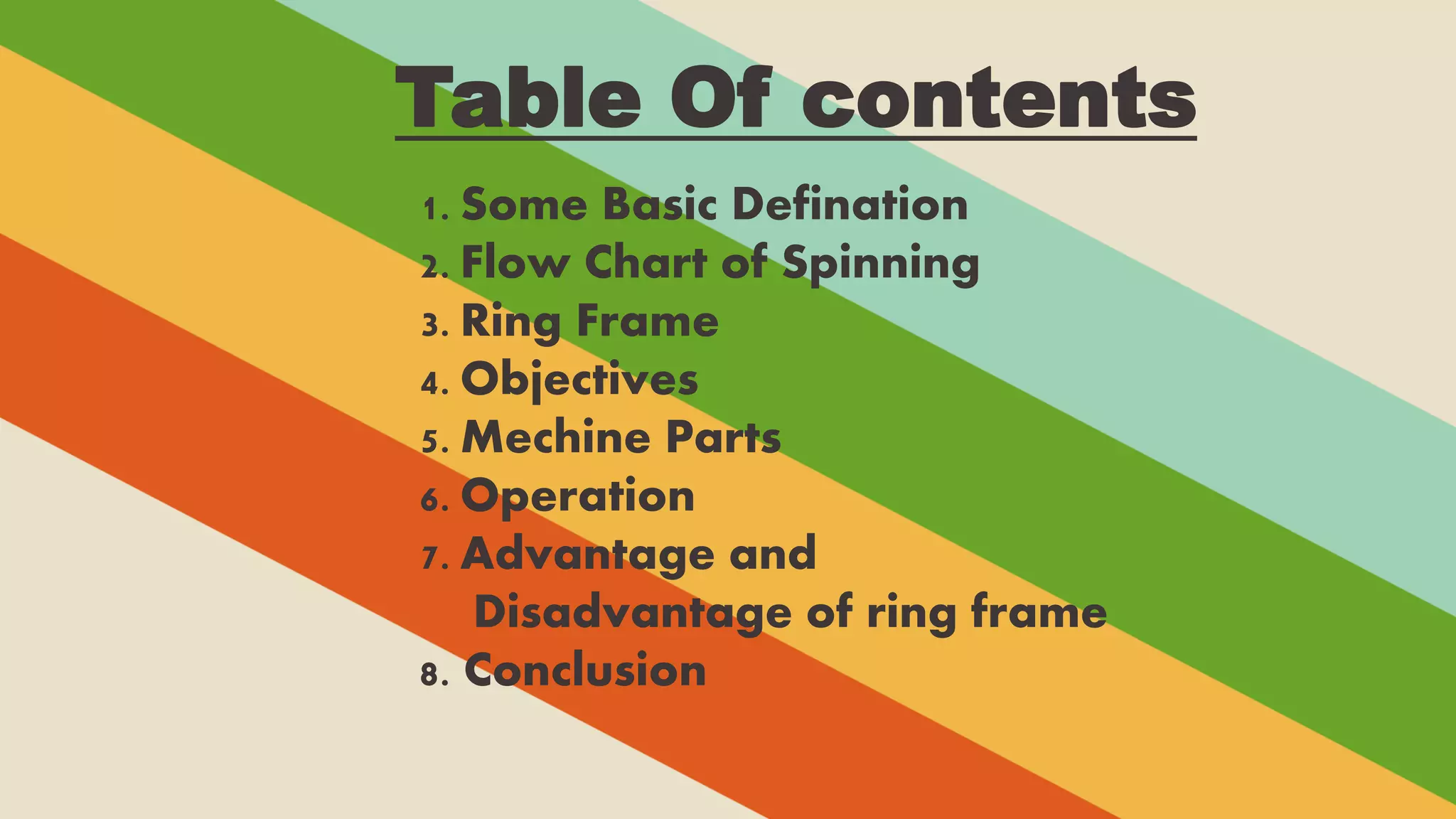 Ring spinning process presentation ( evan) | PDF