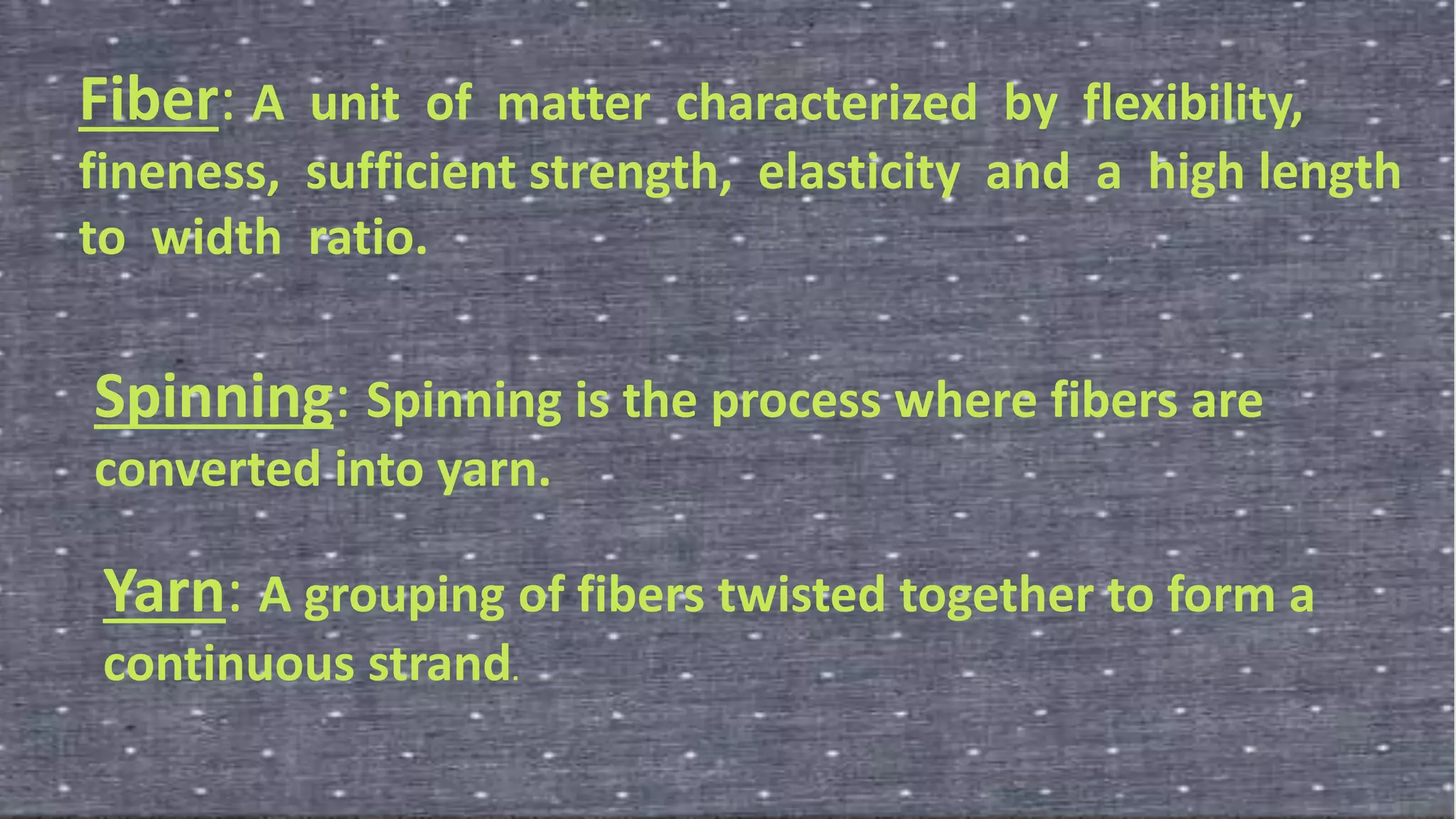 Ring spinning process presentation ( evan) | PDF