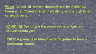 Ring spinning process presentation ( evan) | PDF