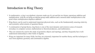 Ring theory ,definition and examples.pptx